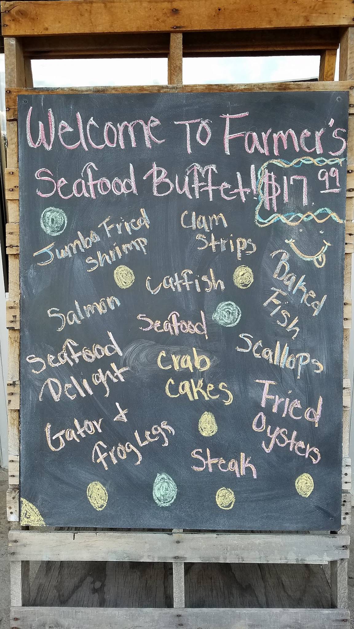 Menu at Farmers Family Restaurant, Murfreesboro