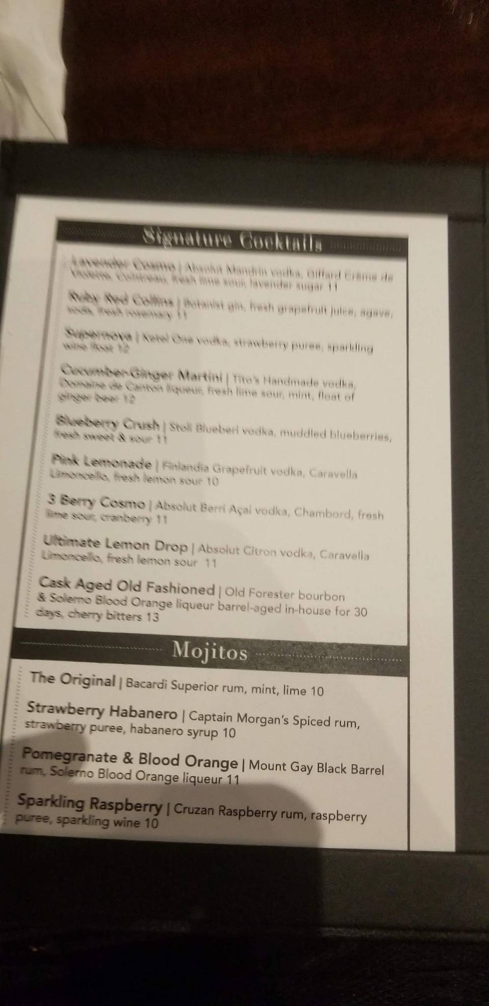 Menu at Kincaid's Fish, Chop & Steakhouse, Saint Paul