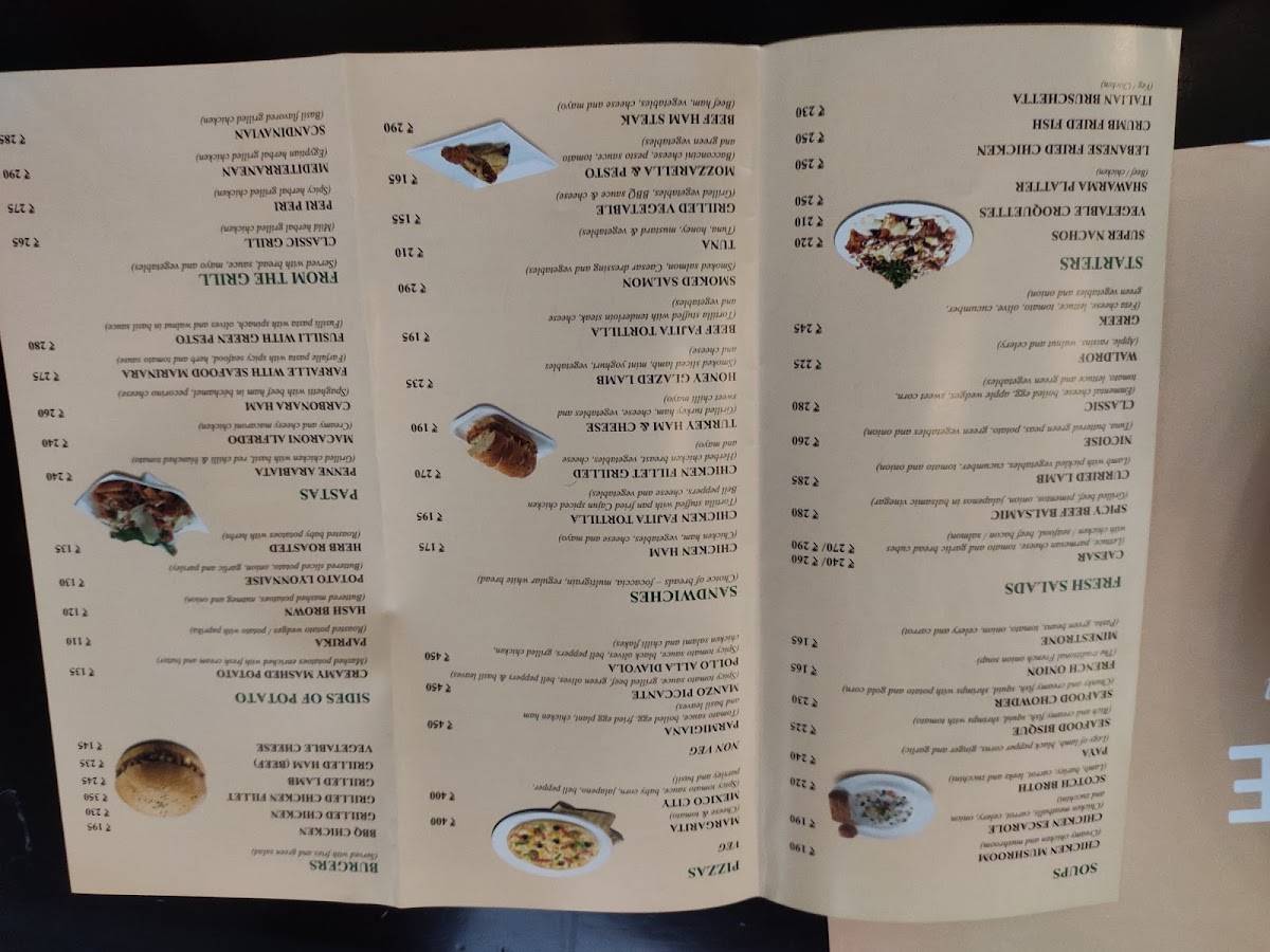 Menu at Supreme Upper Crust, Thiruvananthapuram