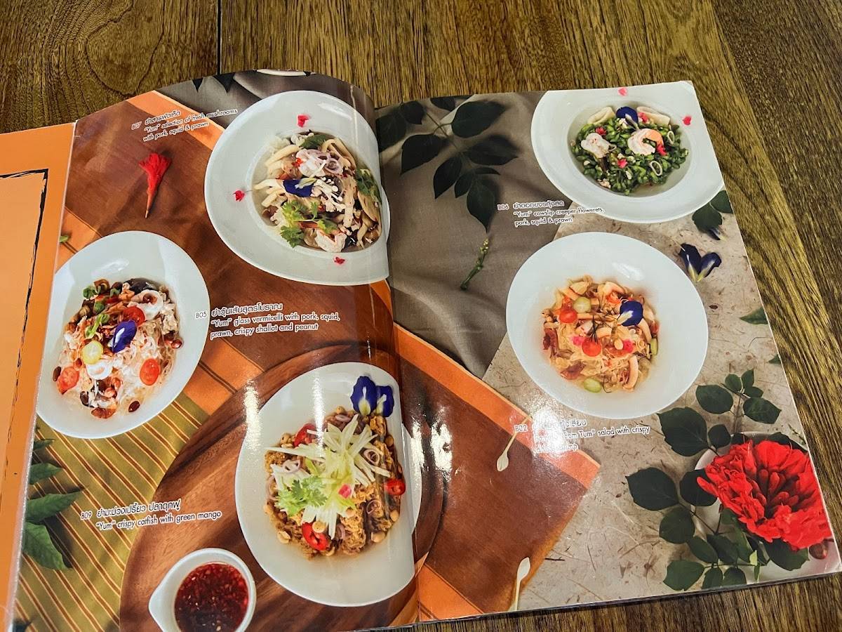 Menu at Taling Pling Sukhumvit 34 restaurant, Bangkok, 25 Soi Sukhumvit 34