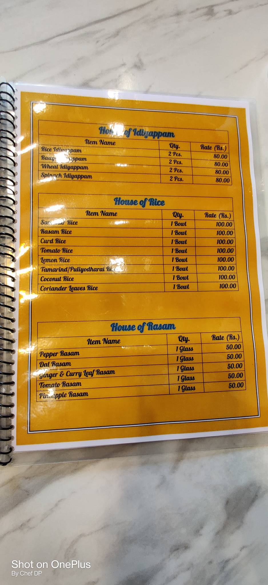 Menu at Tamil Pasanga Cafe, Ahmedabad, Amrapali Lakeview Tower