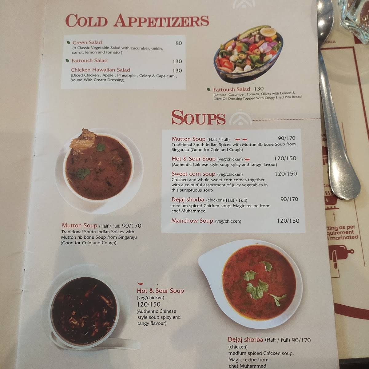 Menu at Copper Kitchen, Thamarassery