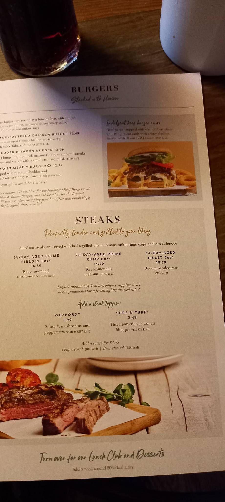 Menu at The Cross Hands pub & bar, Chipping Sodbury