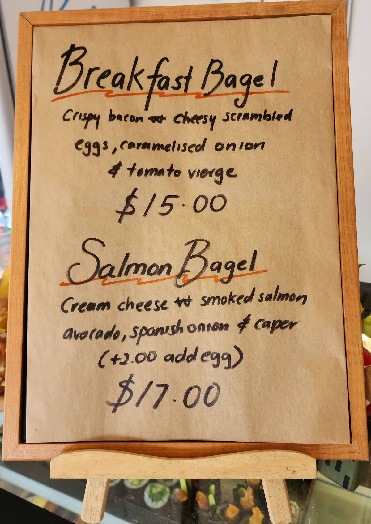 Menu at The Flying Pan restaurant, Highgate