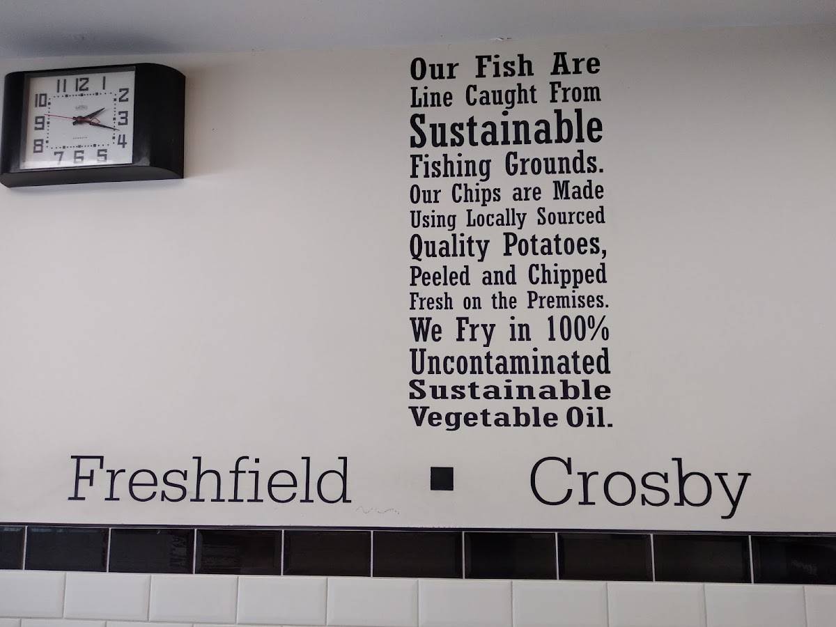 Menu at The Good Catch fast food, Formby, Montegue Mews