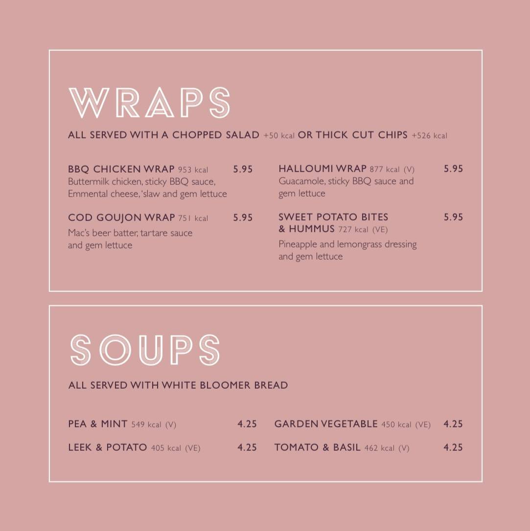 Menu at The Hare pub & bar, Harlow, 100 Hare St Springs