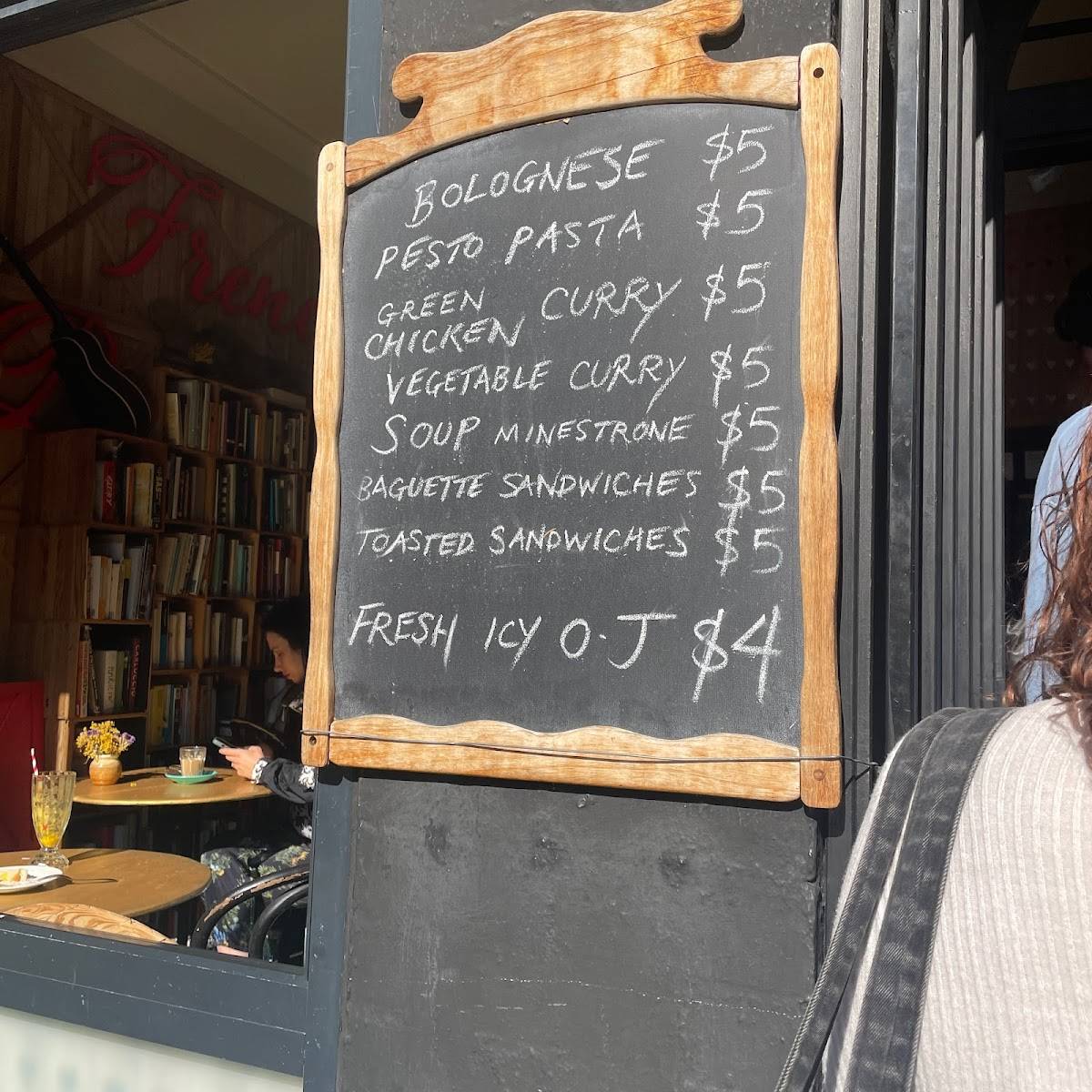 Menu at The Heart of Carlton cafe, Carlton