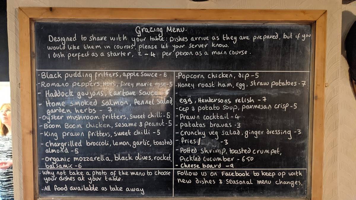 Menu at The Jolly Farmer Inn pub & bar, Leavening