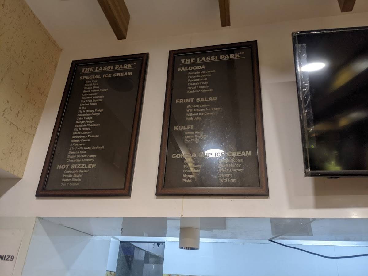 Menu at The Lassi Park, Bengaluru, 429