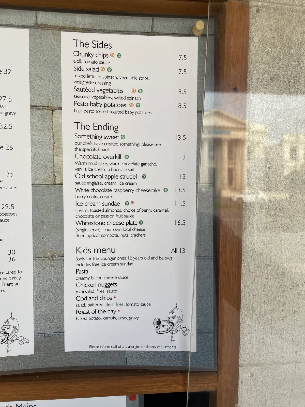 Menu at The Last Post, Restaurant, Bar & Catering Service, Oamaru