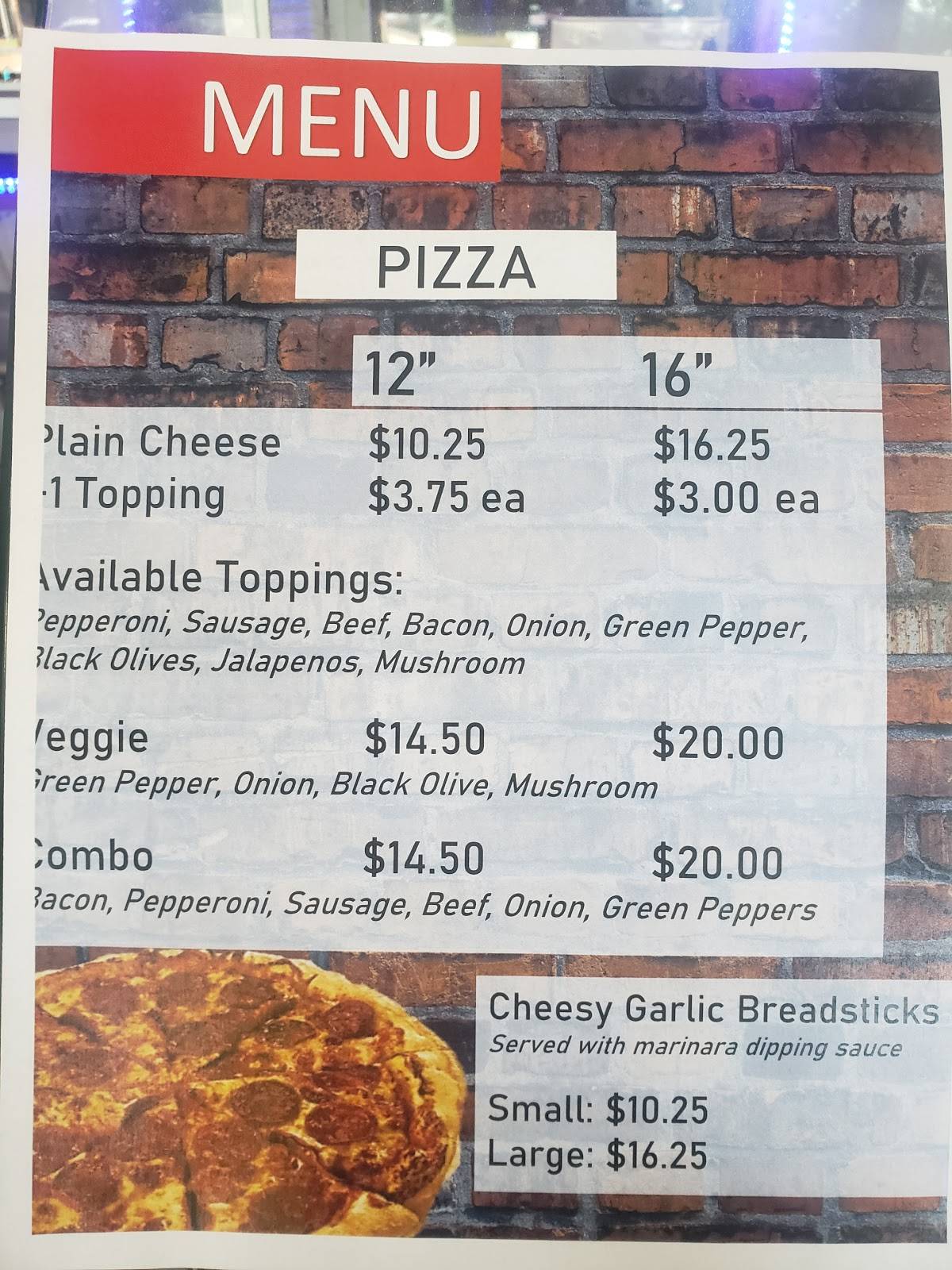Menu at The Sports Arena pub & bar, Bangor