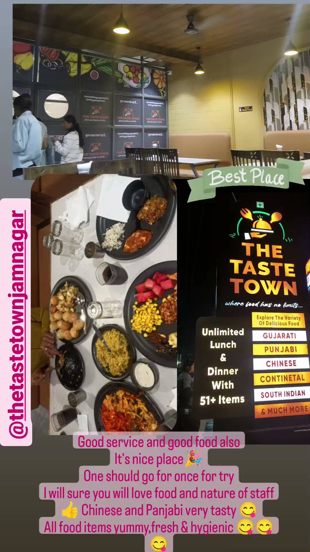 Menu at The Taste Town, Jamnagar
