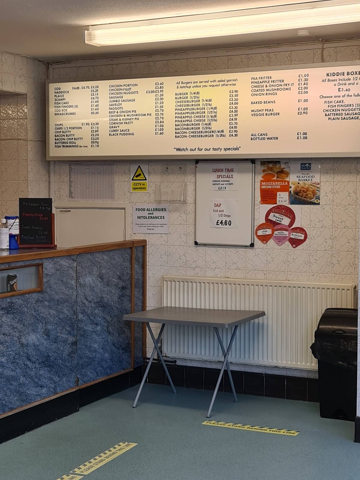 Menu at The Phat Fryer fast food, Poole, 9