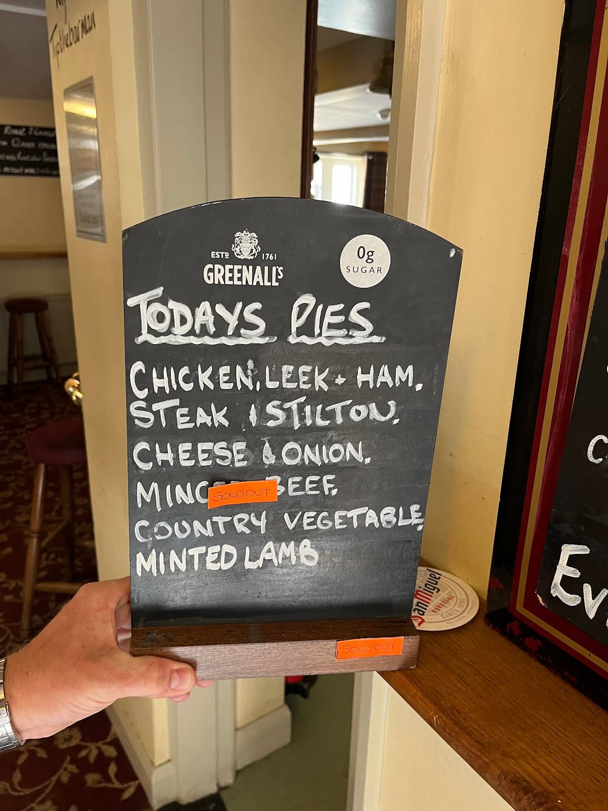 Menu at Star Inn pub & bar, Tideswell
