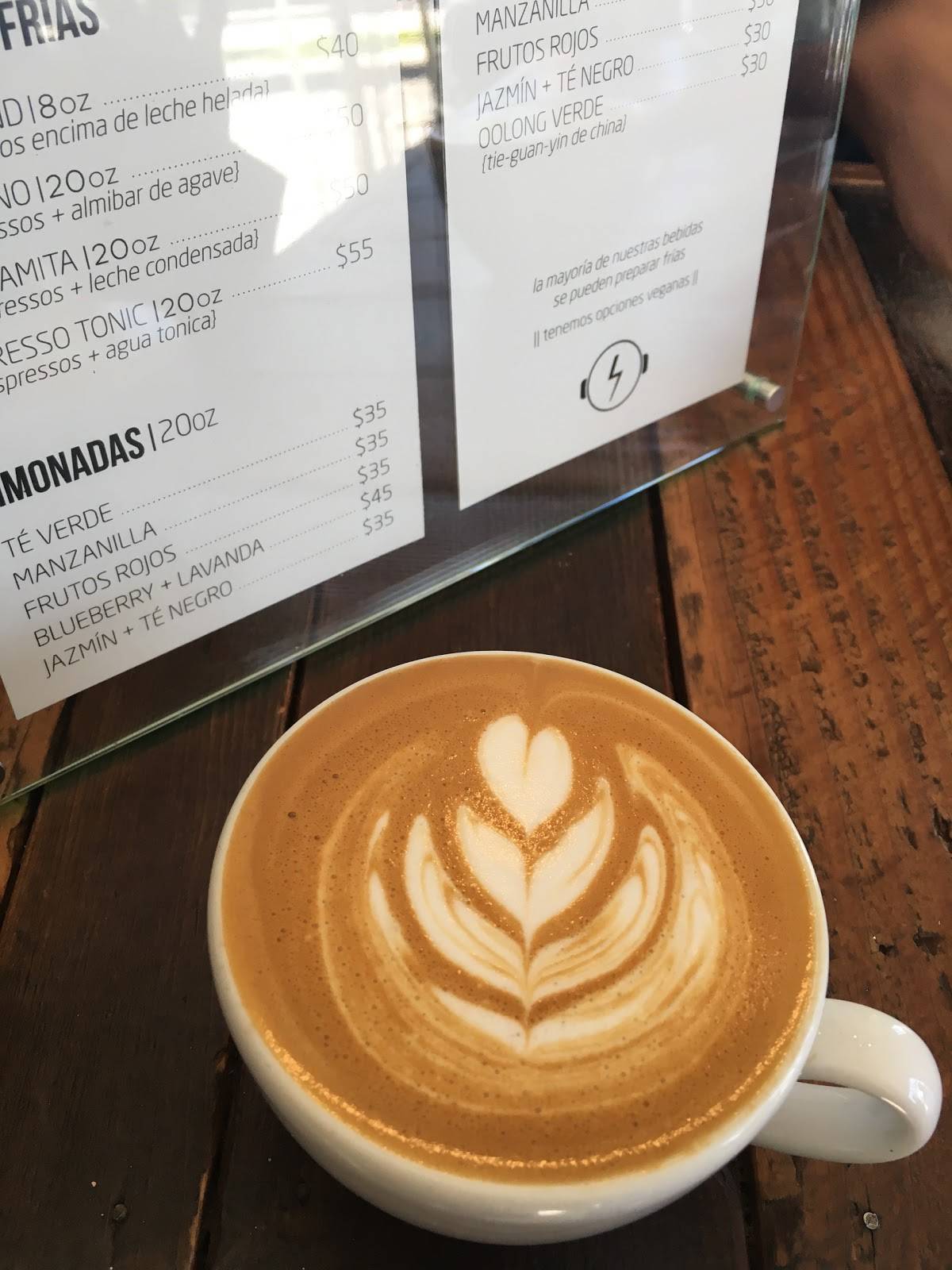 Carta del café ELECTRIC COFFEE ROASTERS, Tijuana, Av. Hipódromo 9- A-9- A