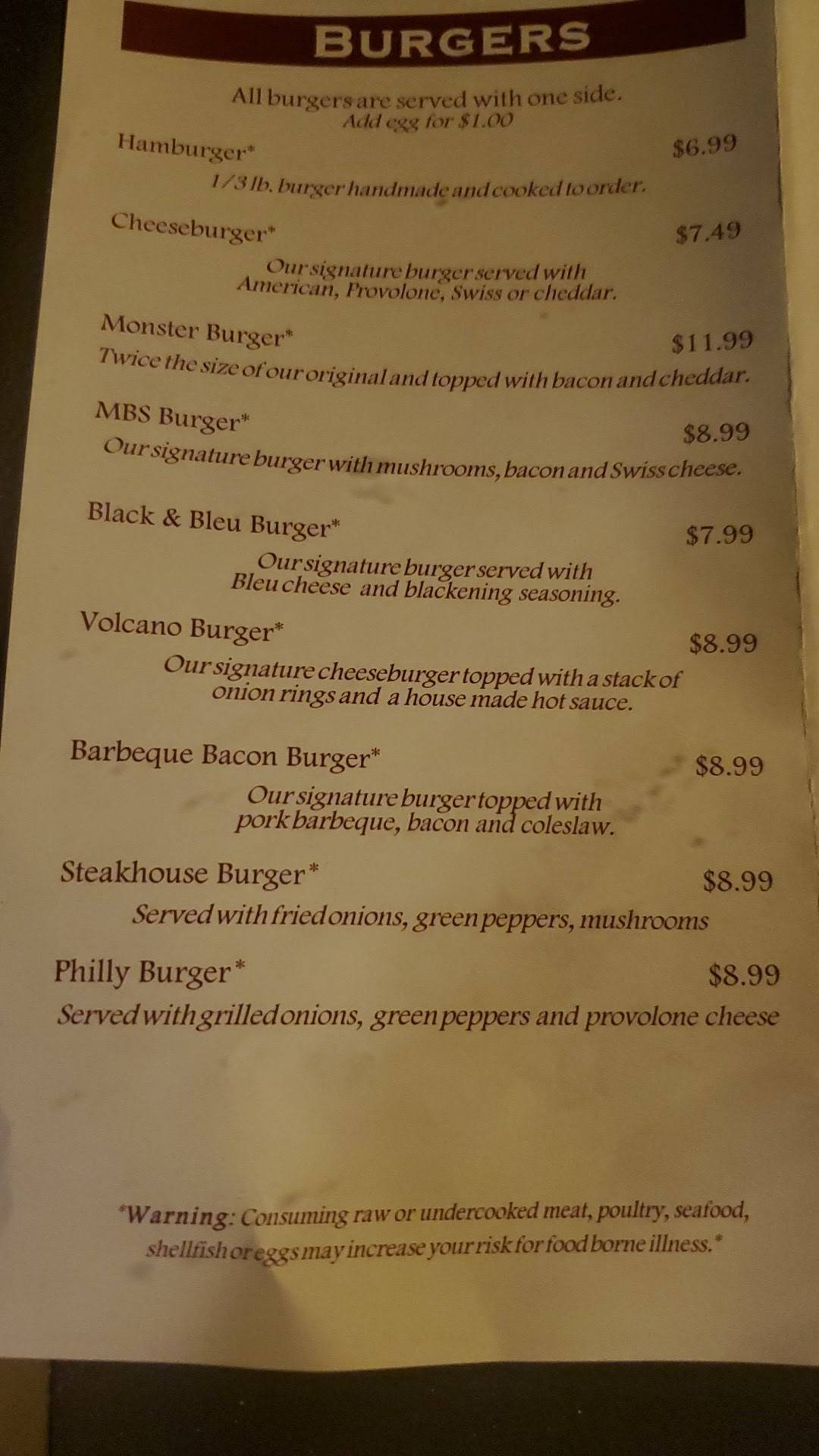 Menu at To-Do-Cafe, Tappahannock
