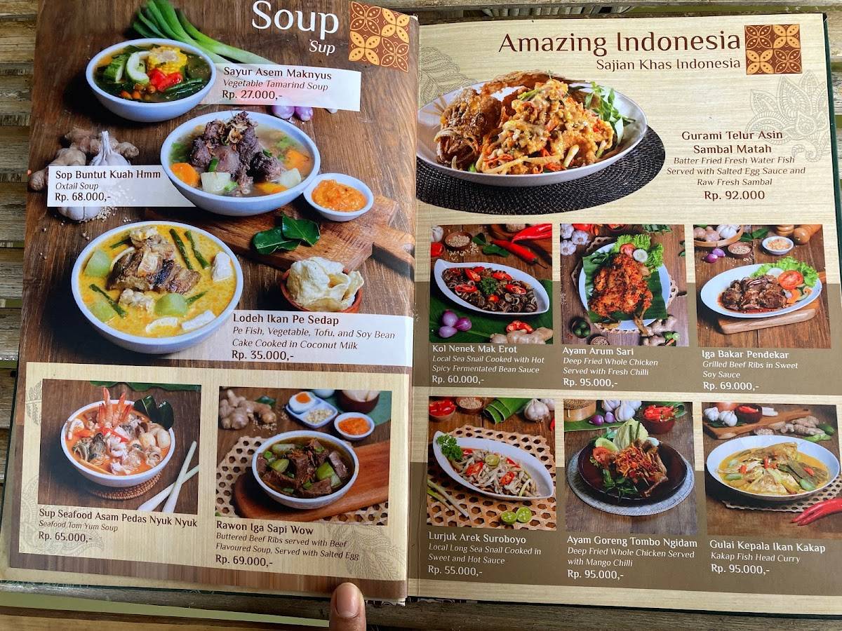 Menu at RM Handayani - Wisata Paiton restaurant, Triwungan, Jl. Raya ...
