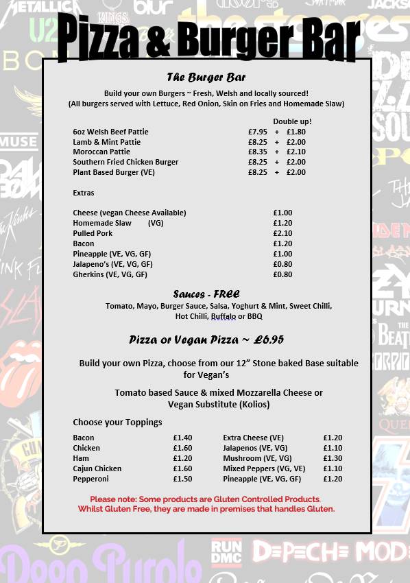 Menu at Tudor Tavern pub & bar, Llantwit Major