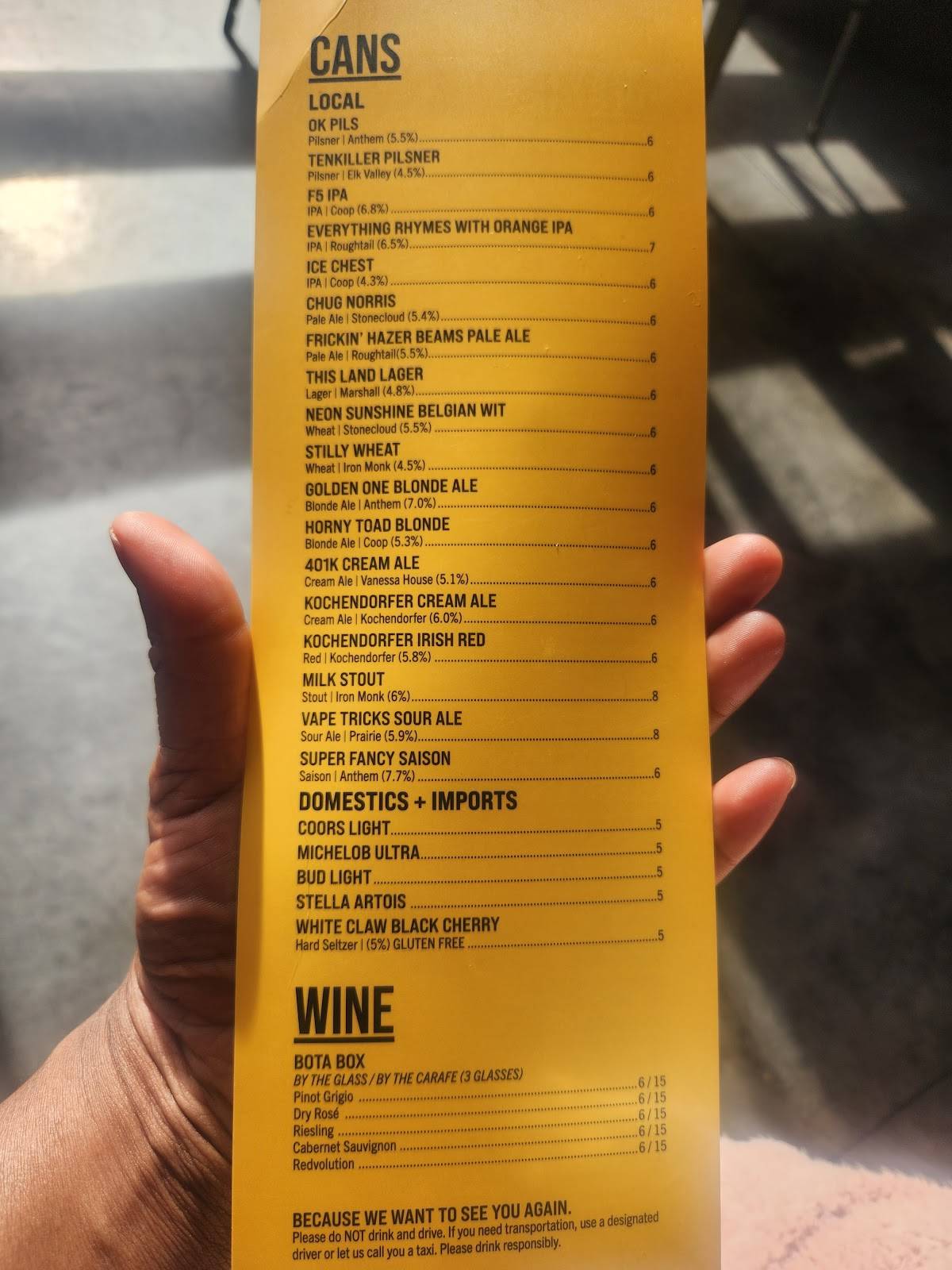 Menu at Society Burger restaurant, Tulsa, E 15th St Suite B