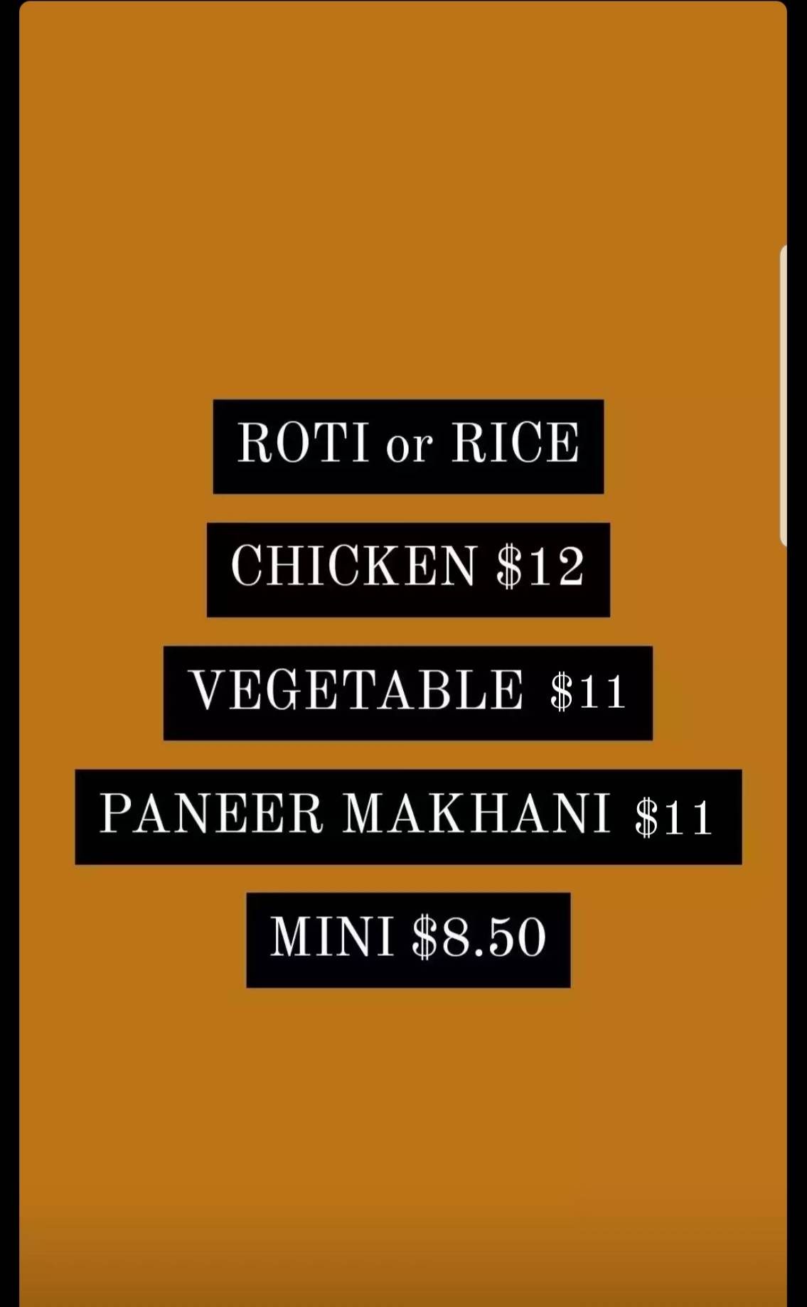 Menu at Underground Kitchen restaurant, Fergus