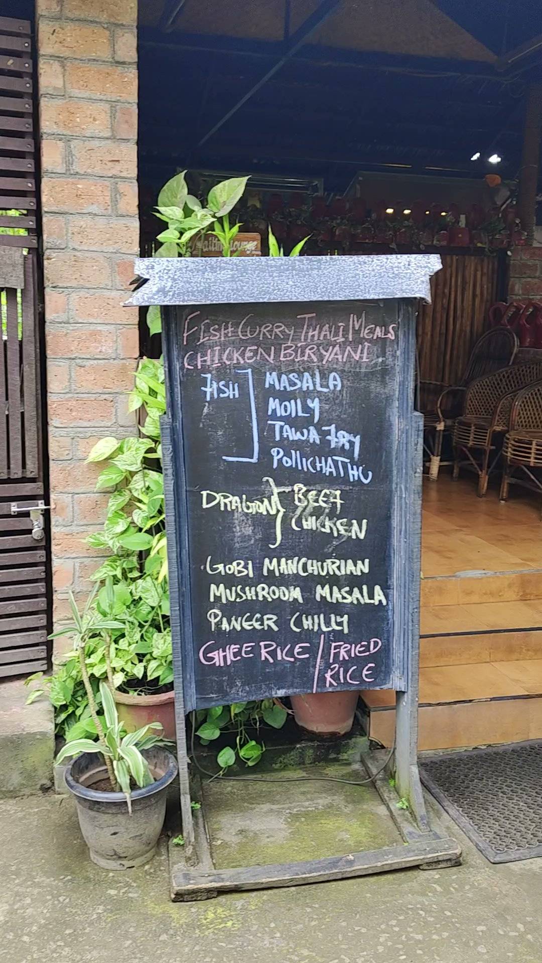 Menu at Chimney Family Restaurant, Varkala