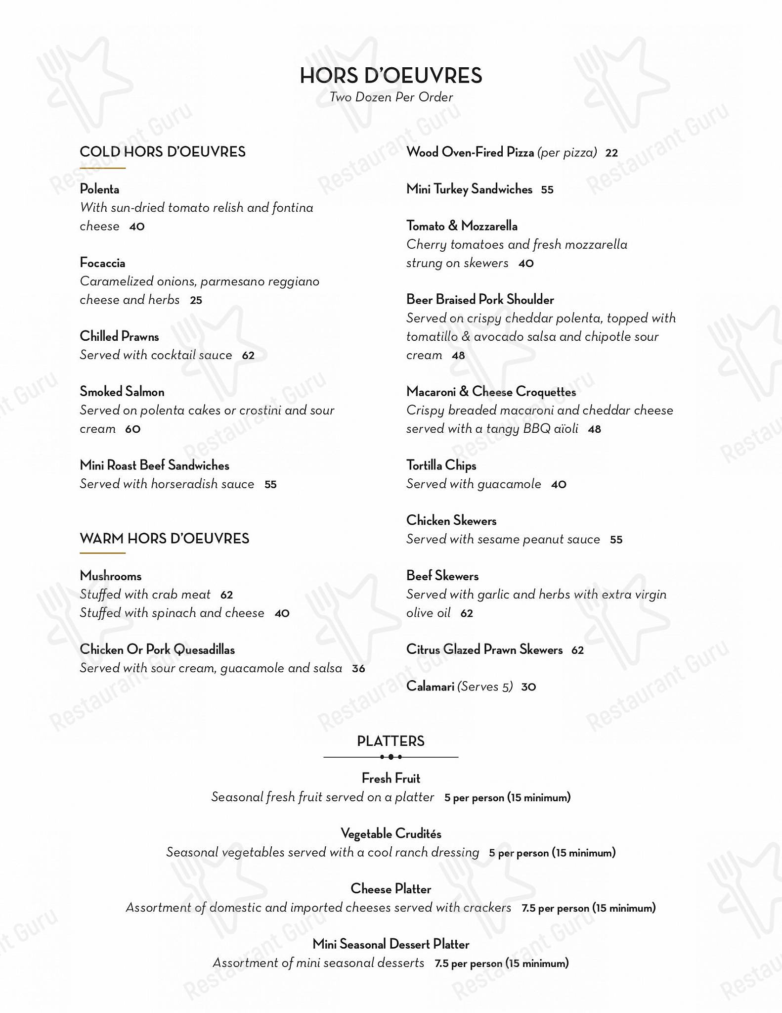 Menu at Zinfandel Grille restaurant, Sacramento, Fair Oaks Blvd