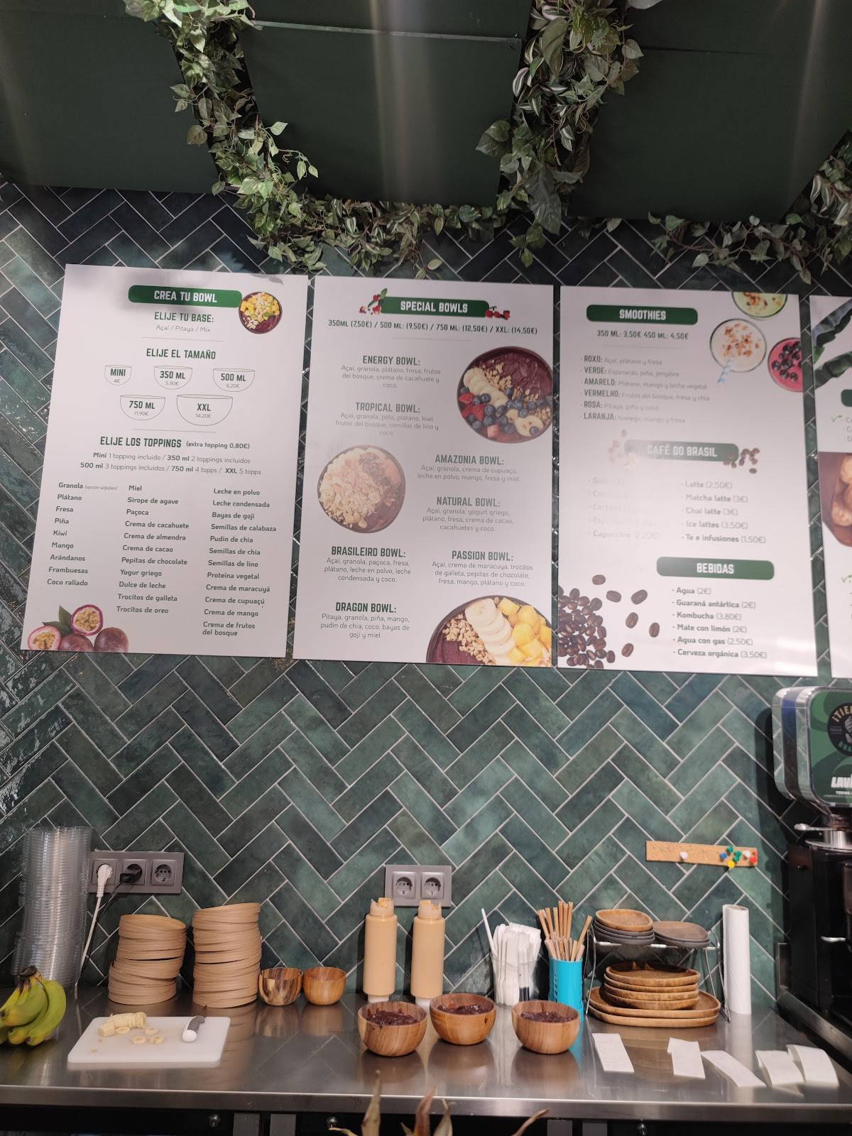 Carta del restaurante AMAZONIA ACAI RETIRO, Madrid