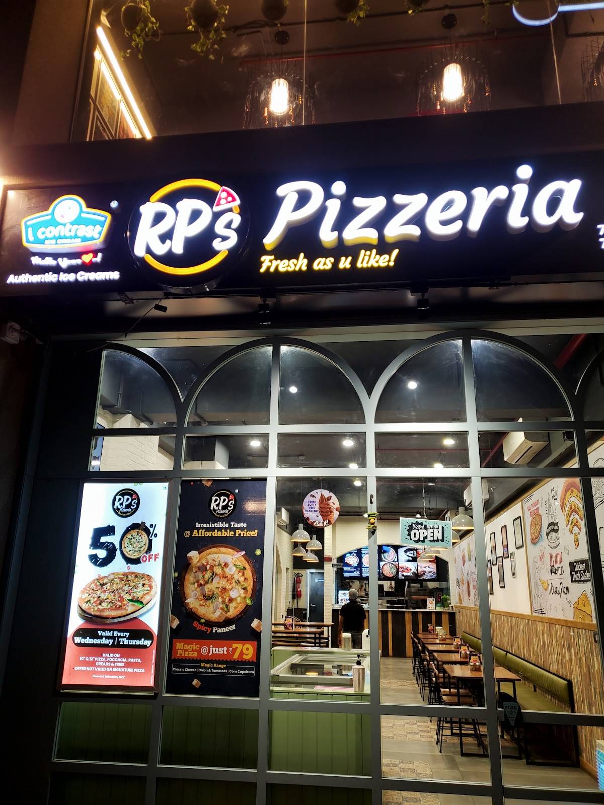 Menu at RP's Pizzeria, Ahmedabad