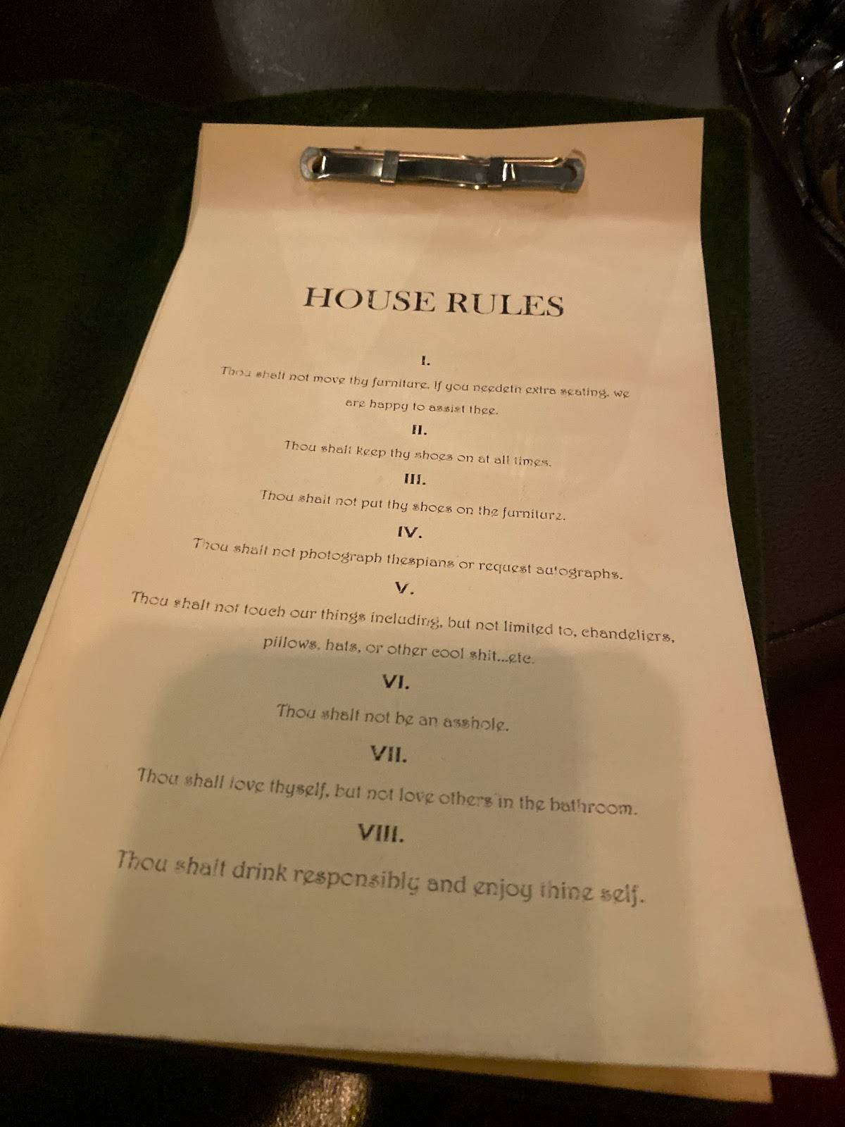 Menu at The James Room pub & bar, Atlanta, 661 Auburn Ave NE STE 280