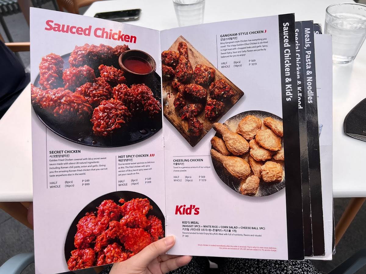 Menu at BBQ Chicken - BGC, Taguig