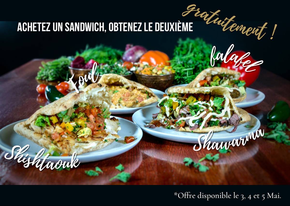 Menu au Baba Hamdi cuisine égyptienne restaurant, Châteauguay