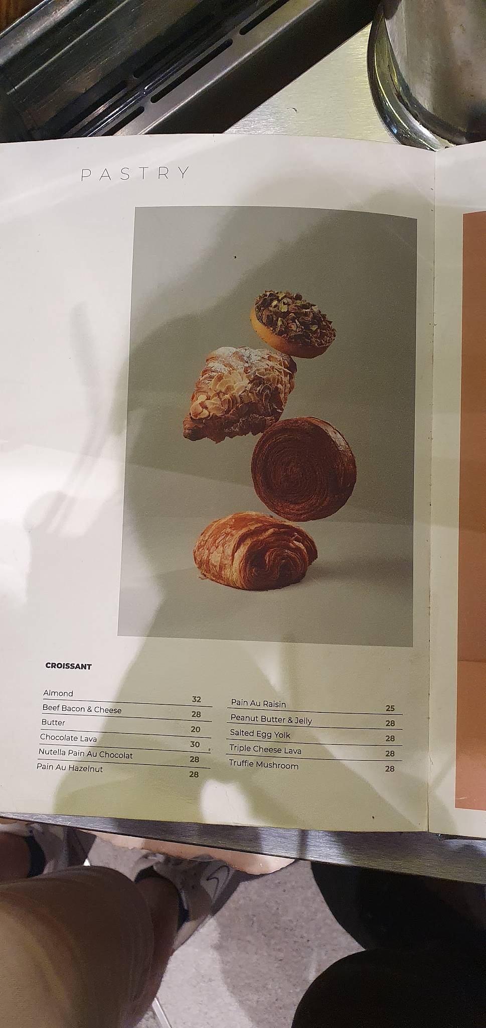 Menu at Bakerman Ashta restaurant, South Jakarta