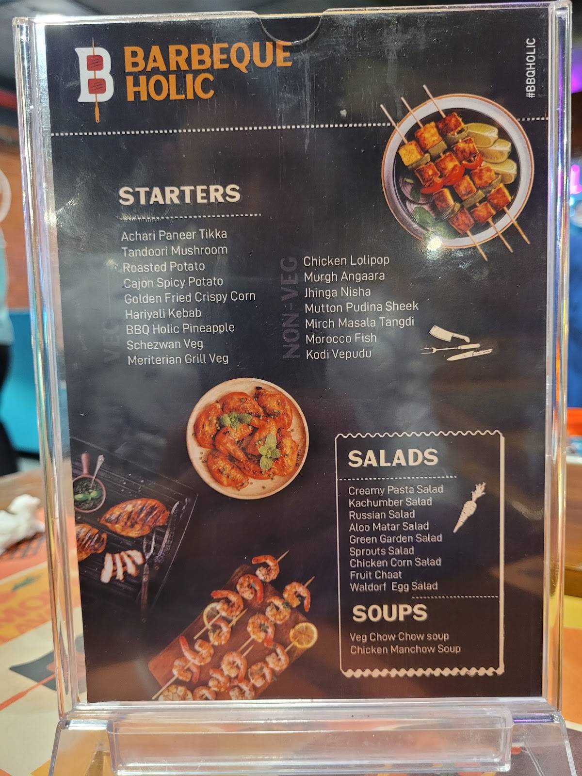 Menu at Barbeque Holic, Hyderabad