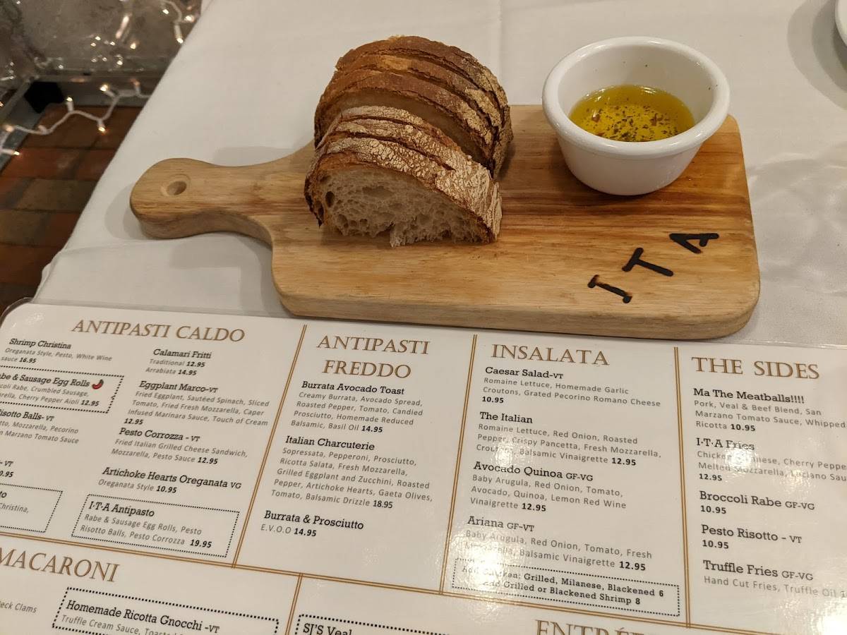 Menu at ITA Kitchen restaurant, Bay Shore