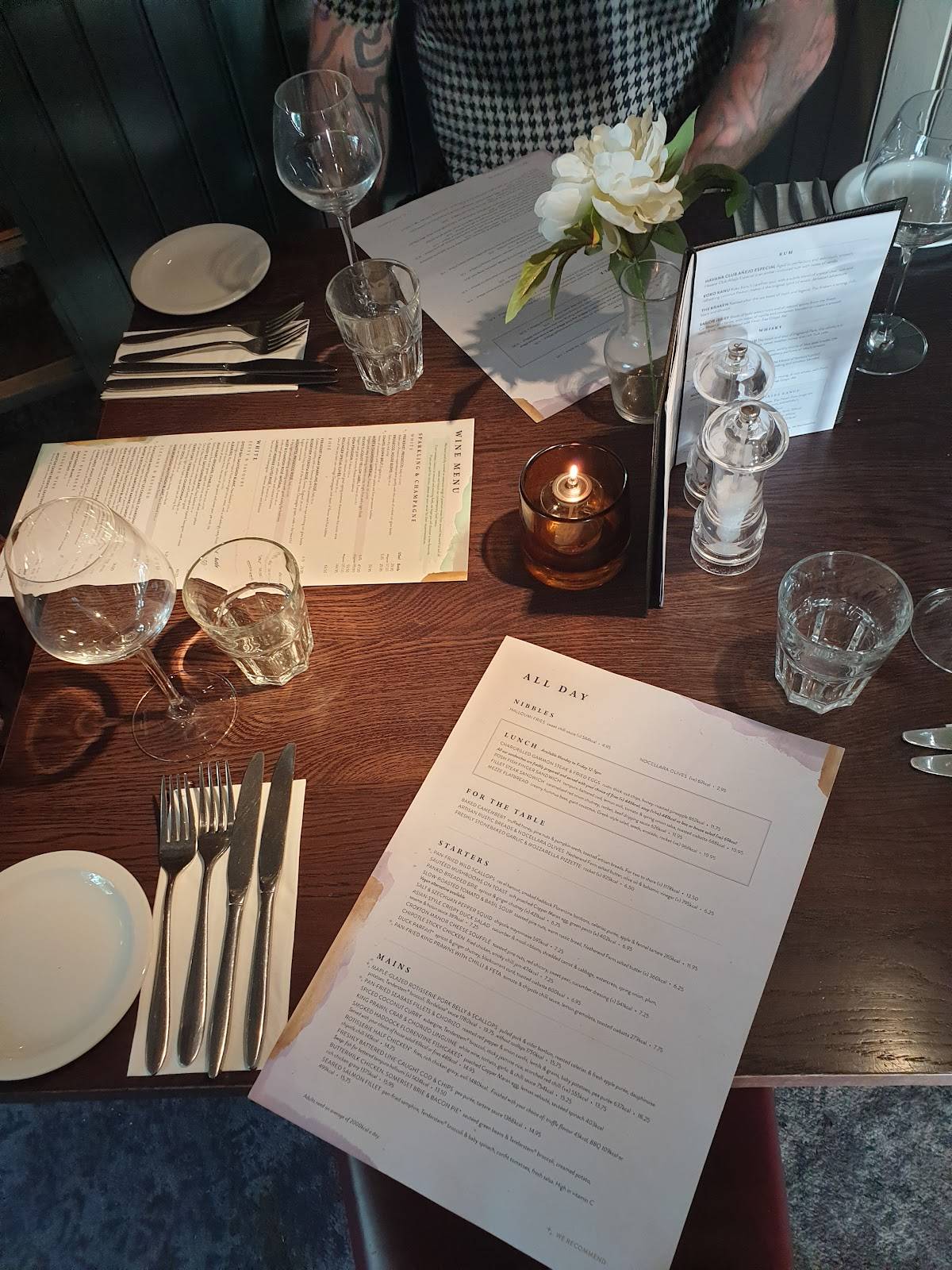 Menu at Bell Belbroughton Stourbridge restaurant, Stourbridge ...