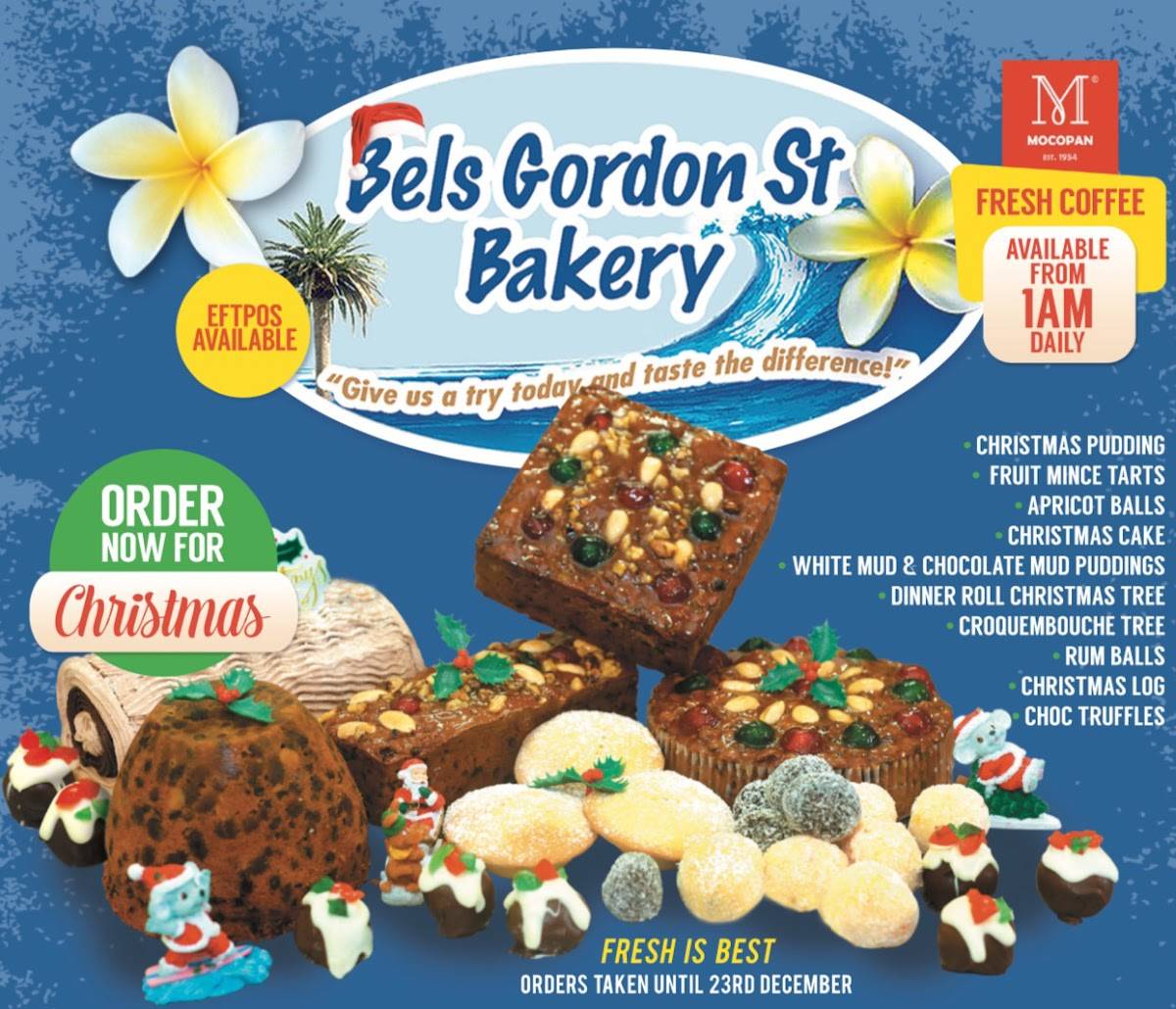 Menu at Bels Gordon St Bakery, Port Macquarie