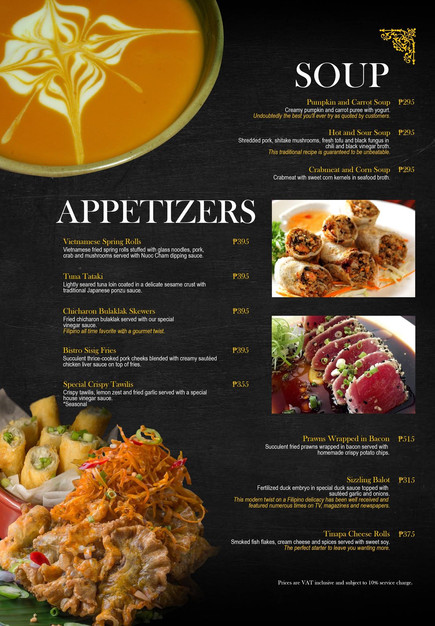 Menu at Bistro Charlemagne restaurant, Santa Rosa, Ayala Malls Solenad ...
