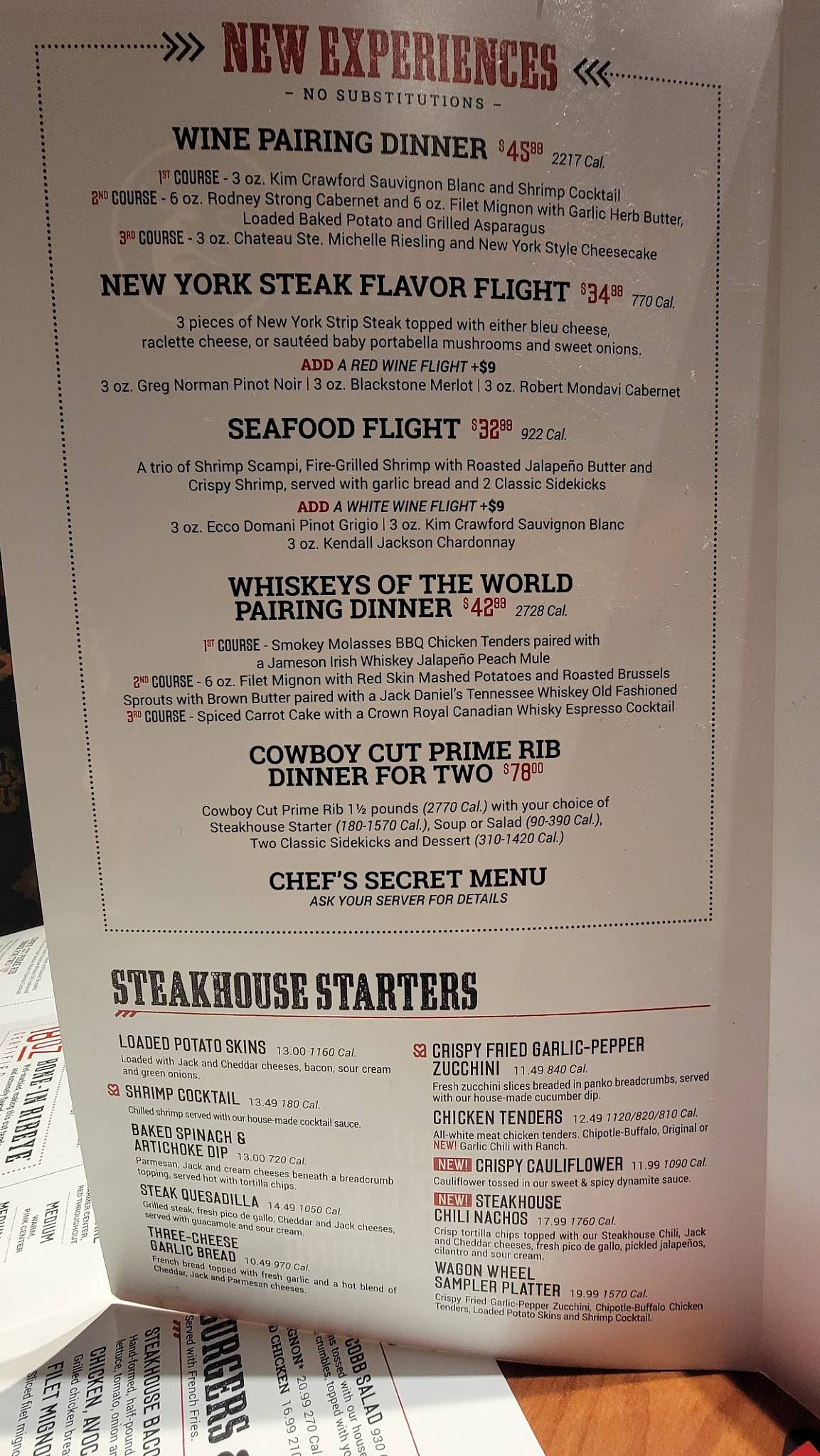 Menu at Black Angus Steakhouse, Vancouver, 415 E 13th St