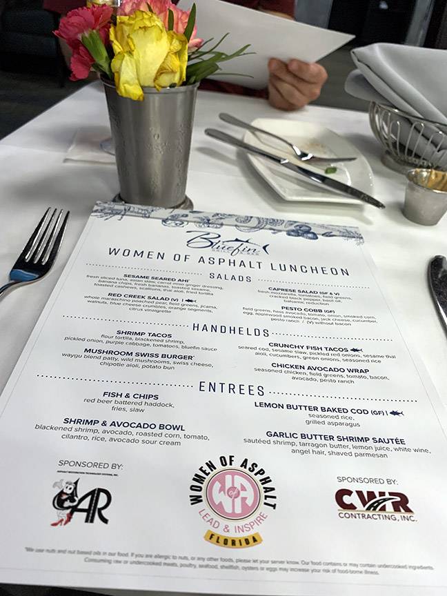 Menu at Bluefin Grill & Bar, The Villages
