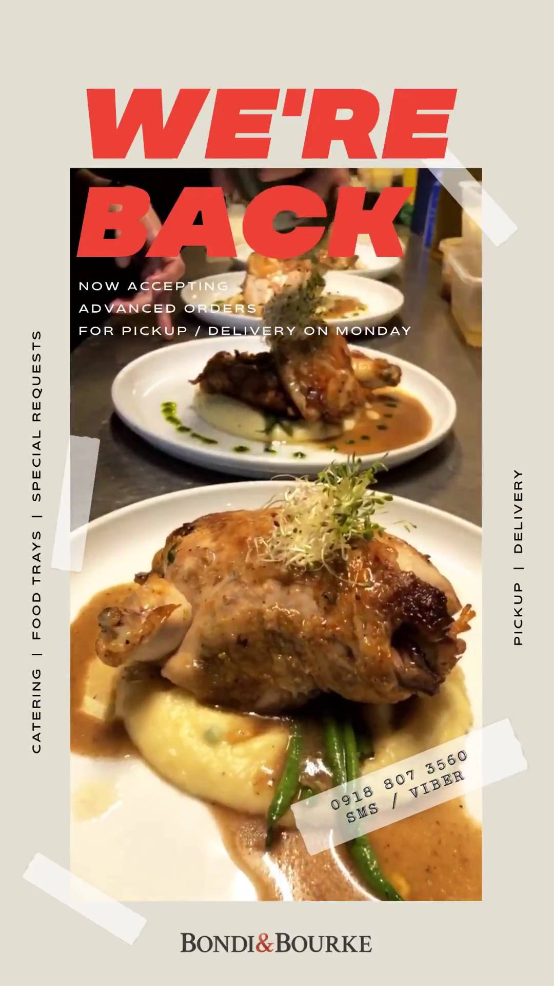Menu at Bondi & Bourke steakhouse, Makati, Cattleya Condominium