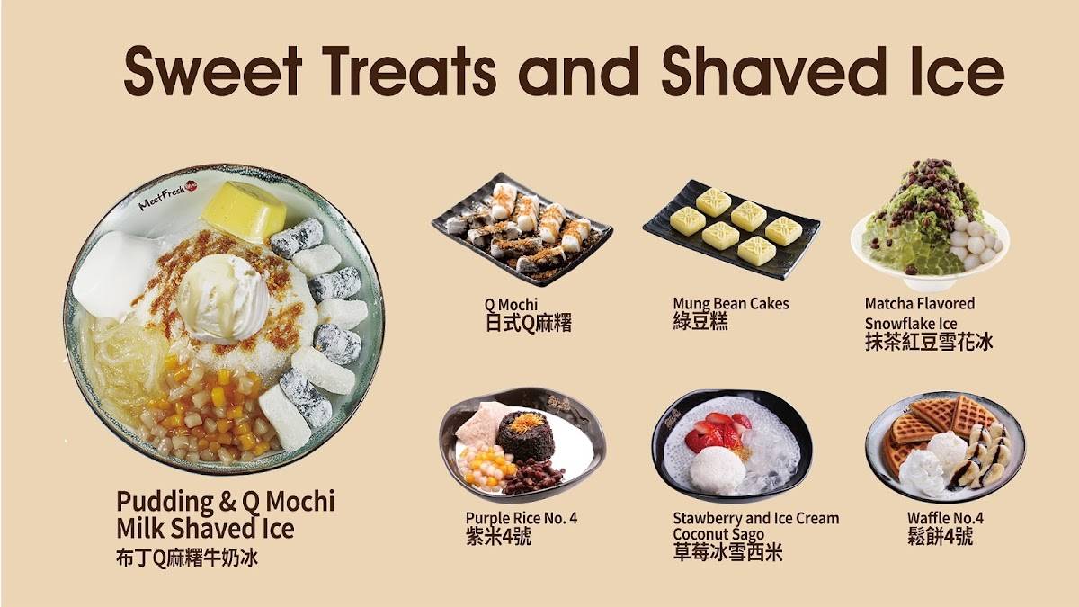 Menu at Meet Fresh desserts, Box Hill