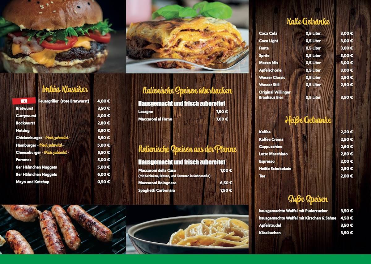 Menu at Brauerei Imbiss bei Anna restaurant, Willingen