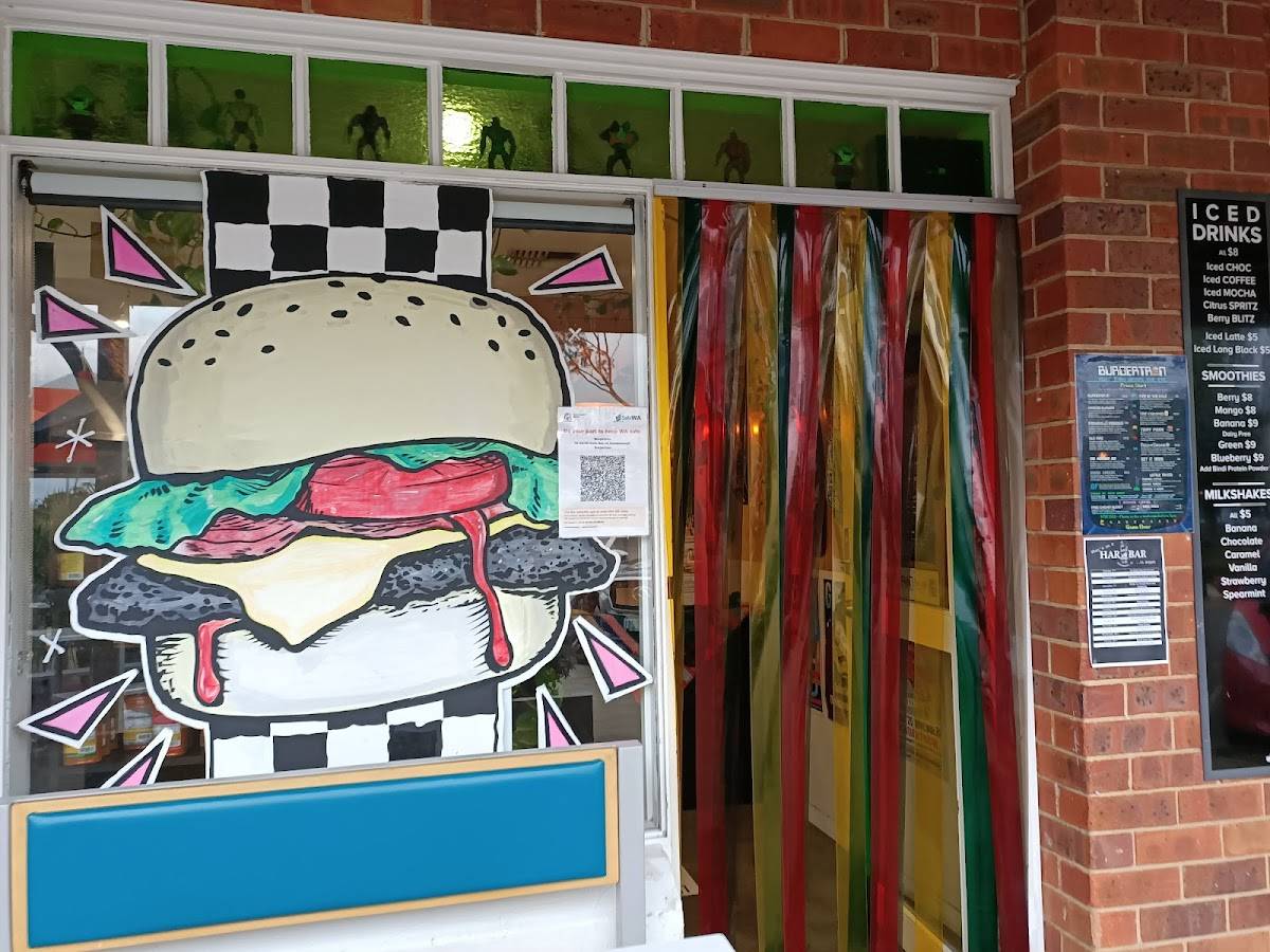 Menu at Burgertron restaurant, Dunsborough