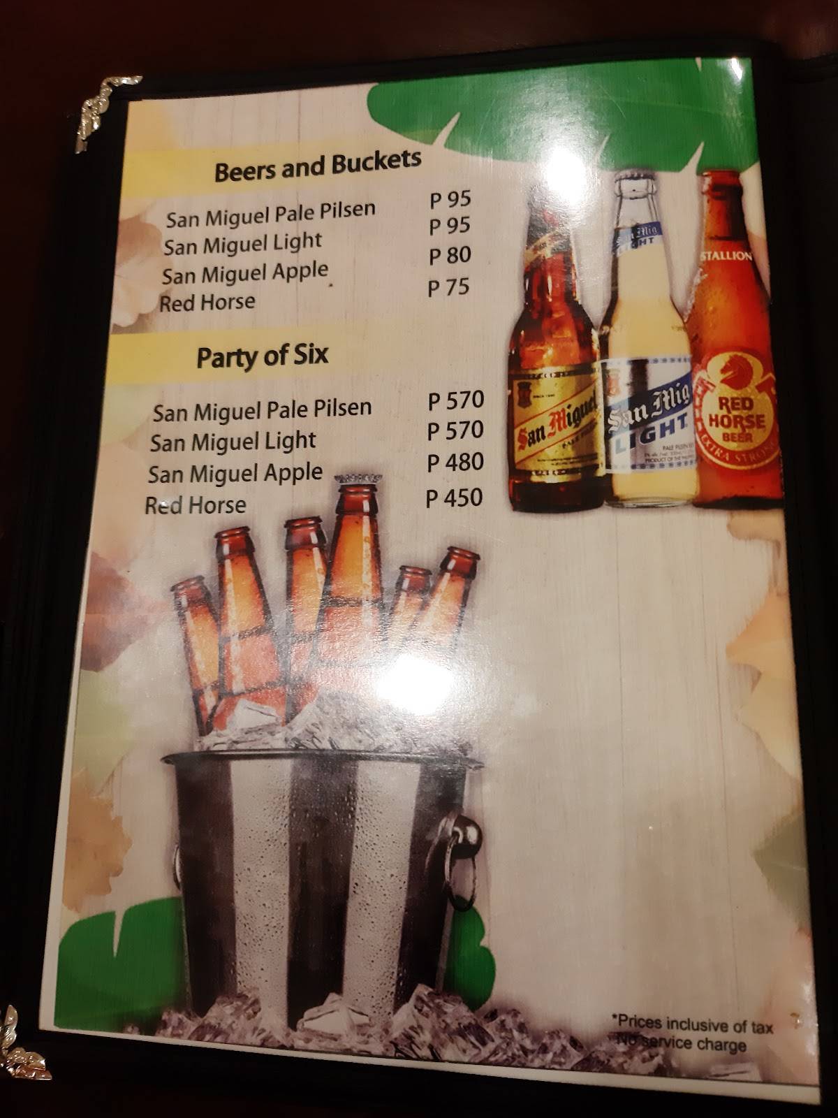 Menu at Butch Seafood & Grill Restaurant, Lipa