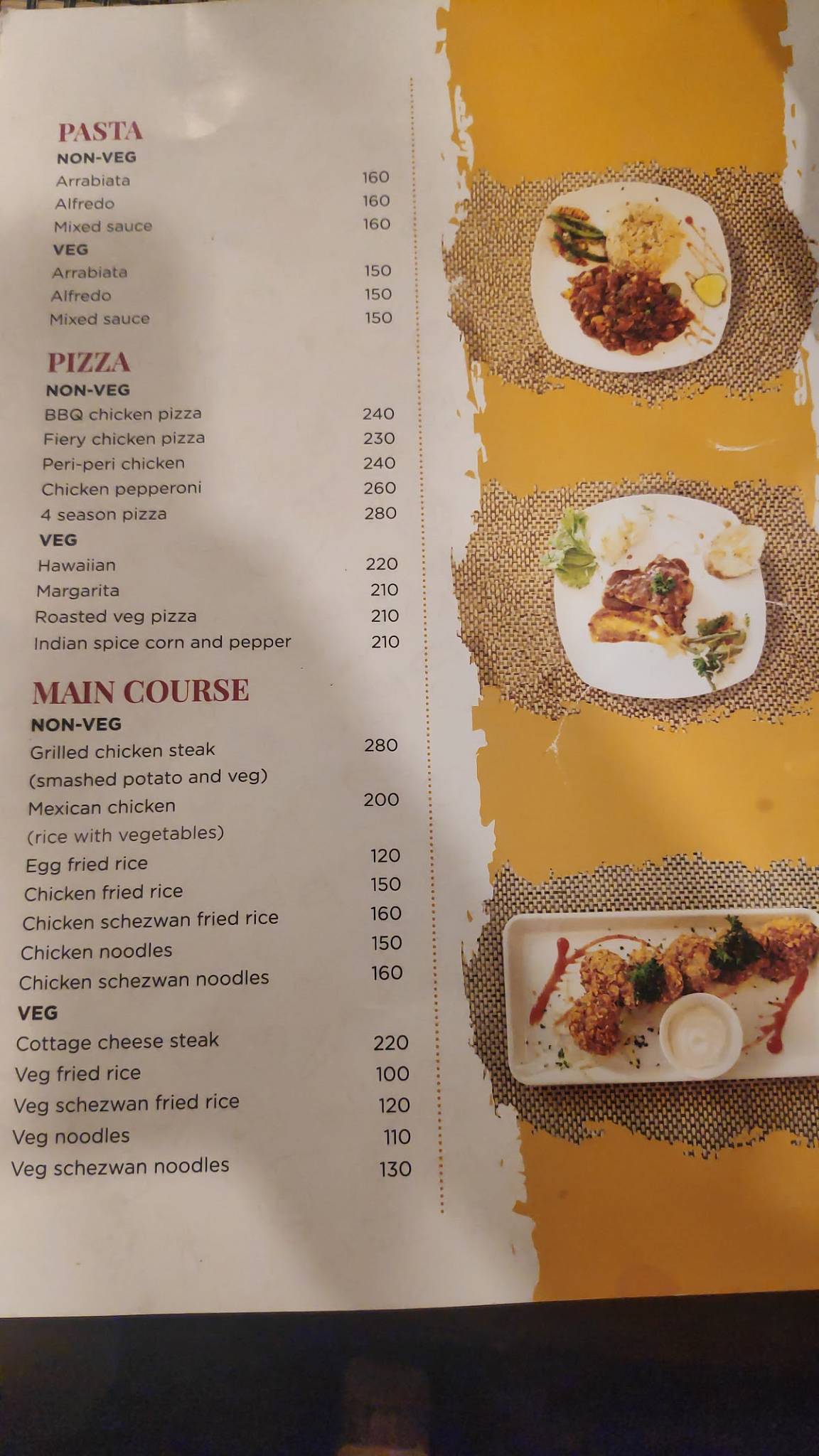Menu at Cafe Awaken, Bengaluru