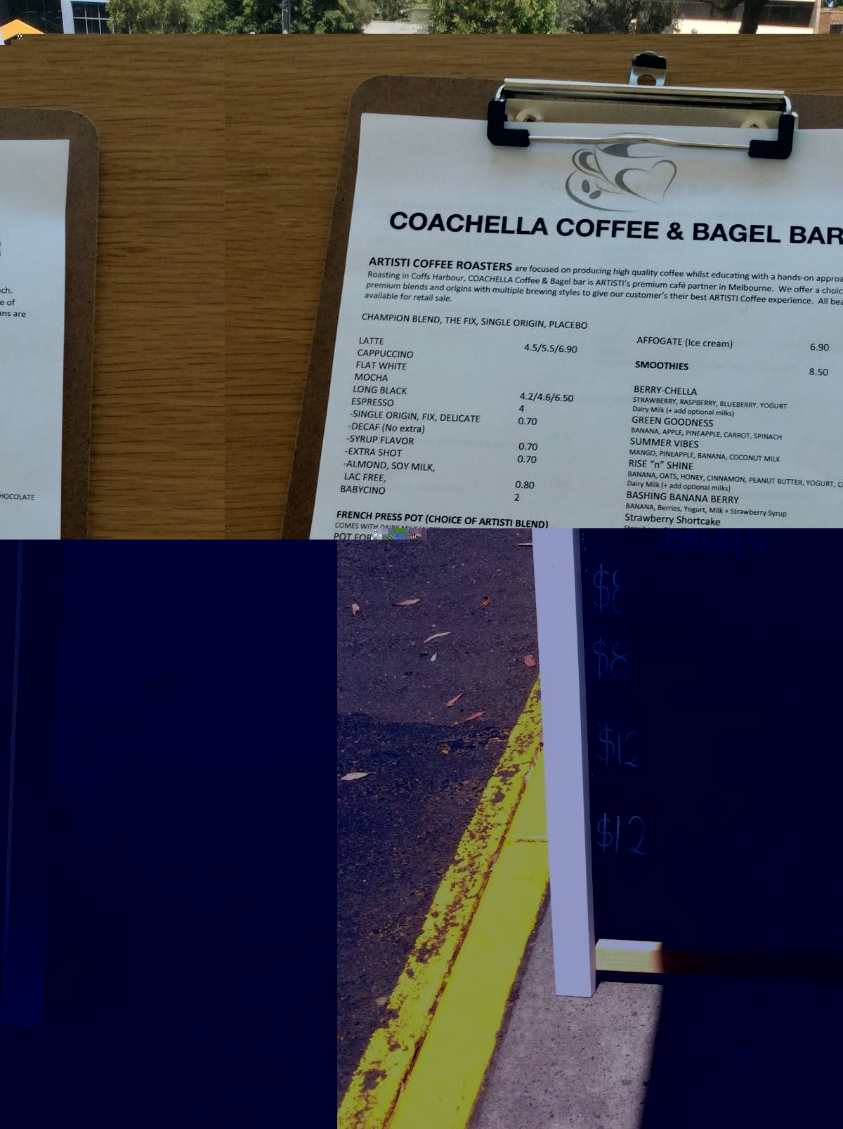 Carta del café Coachella Coffee Co - Boronia, Boronia