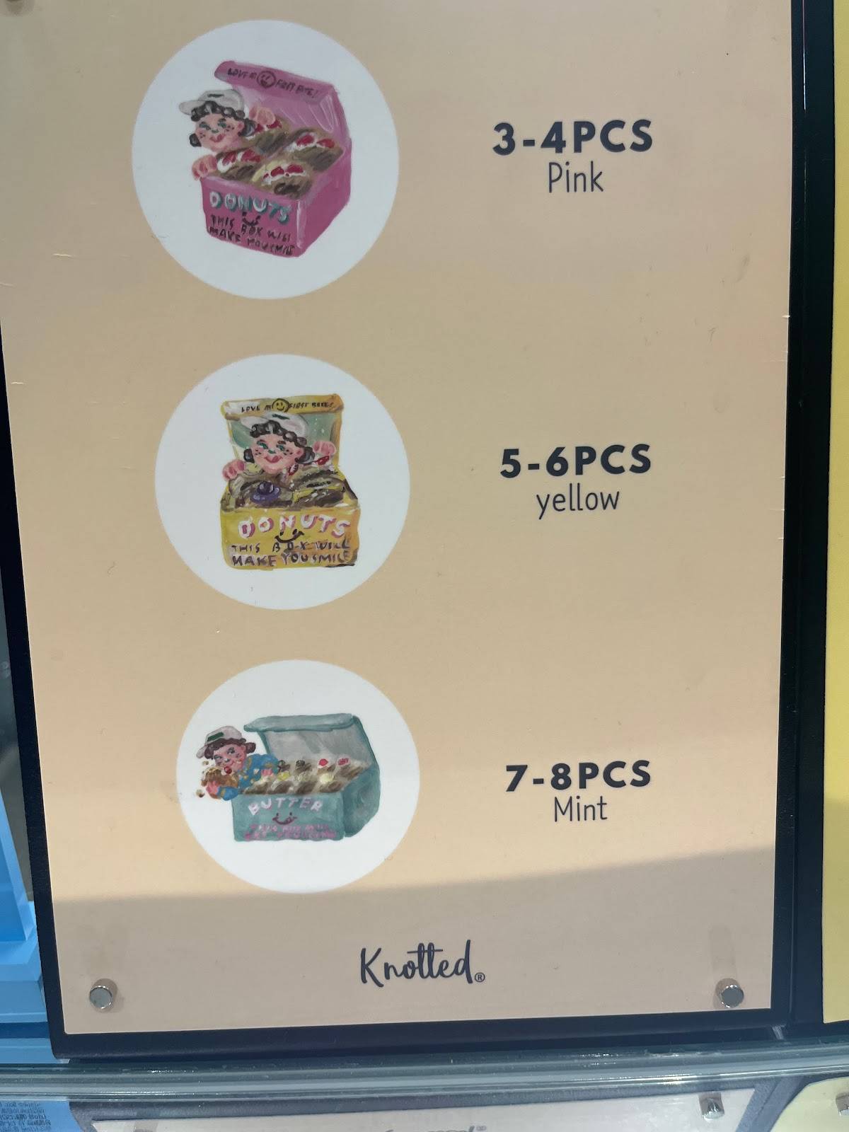 Menu at Cafè Knotted (Yeouido IFC Mall Branch), Seoul