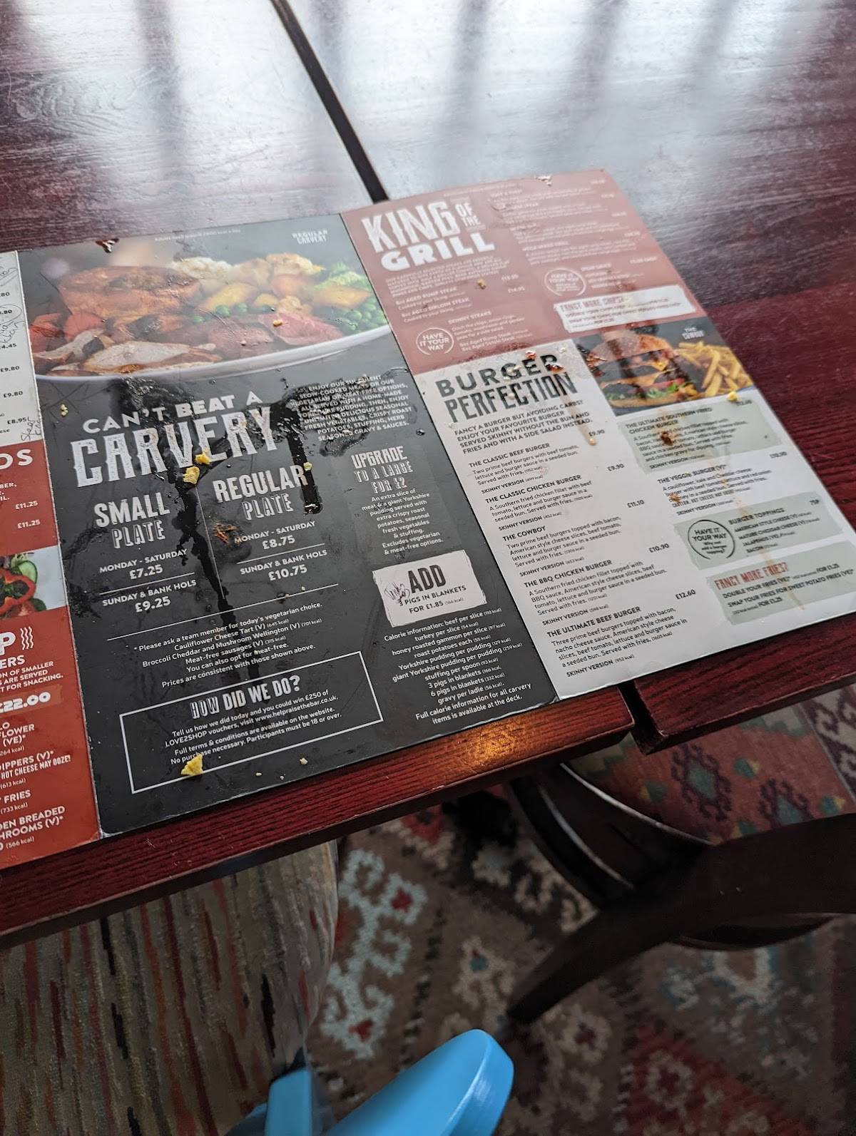 Menu at Copper Coast pub & bar, Camborne