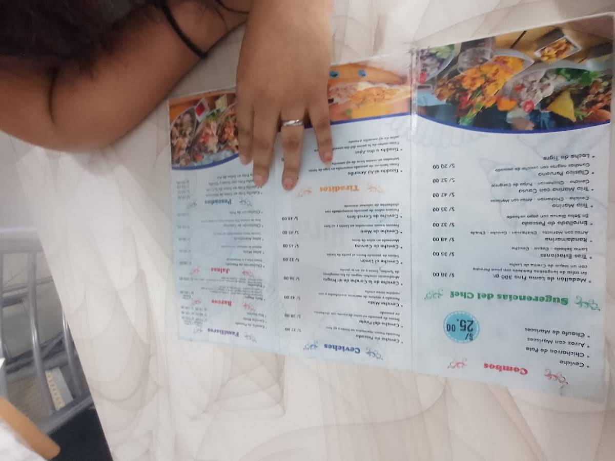 Carta del restaurante Chef Pirata - Chimú, San Juan del Lurigancho
