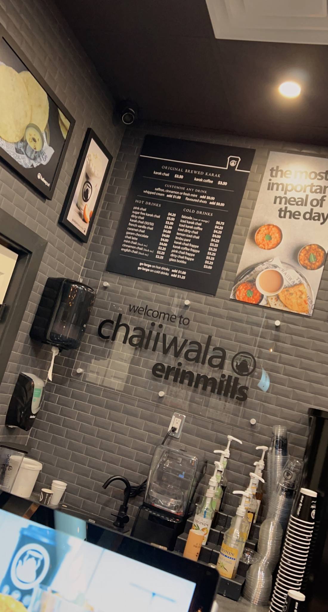 Carta del restaurante Chaiiwala Of London - Erin Mills, Mississauga